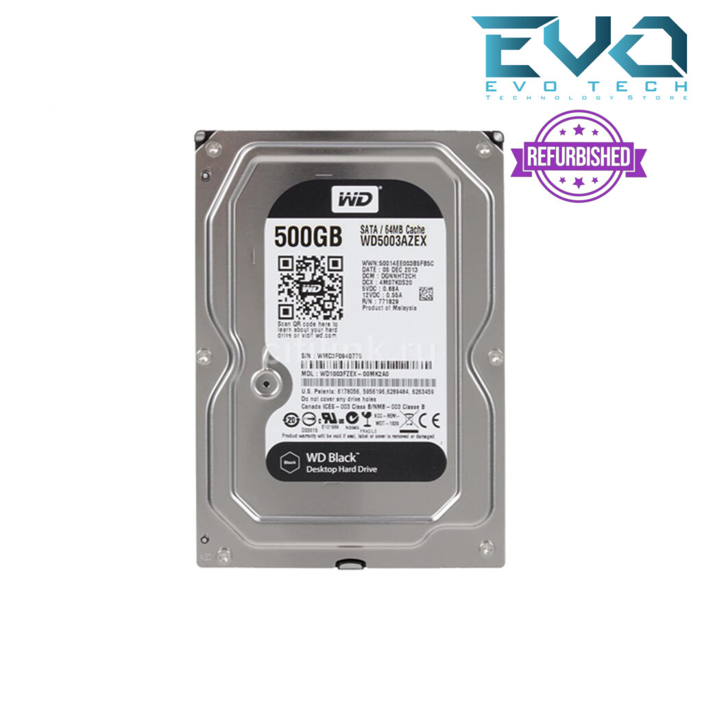 Western Digital WD 500GB INTERNAL DESKTOP HDD Refurbished 6 Month ...