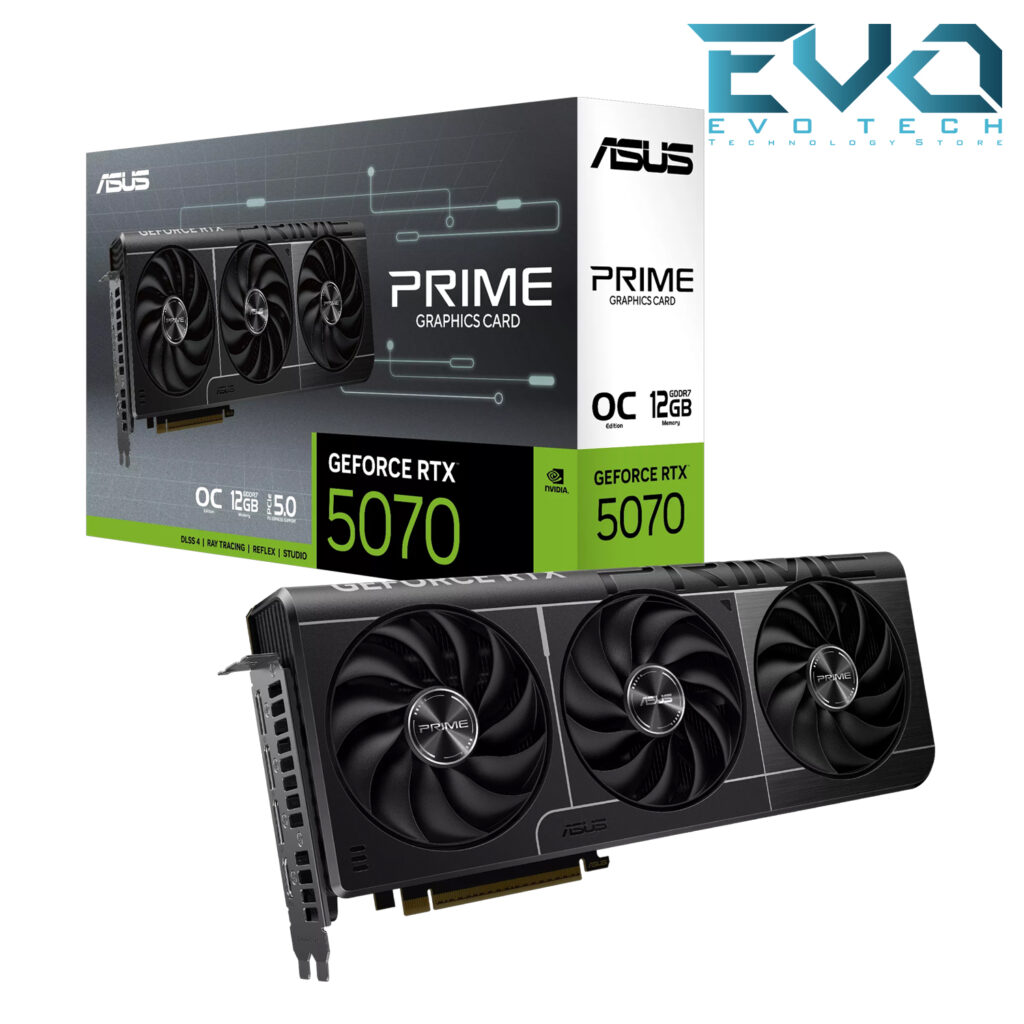 ASUS PRIME GeForce RTX 5070 12GB GDDR7 OC Edition GRAPHIC CARD - Evo ...